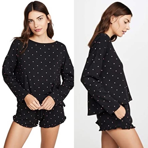 Plush | Intimates & Sleepwear | Nwt Plush Revolve Pajama Set Black And ...